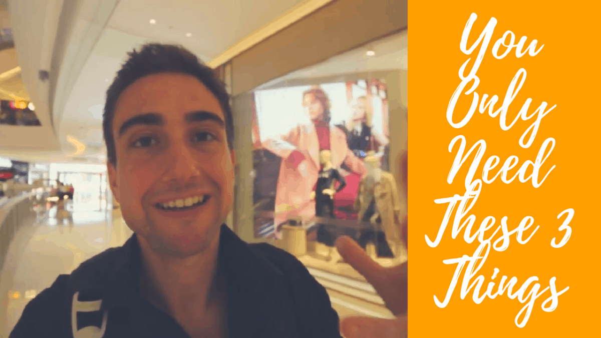 You Only Need These 3 Things