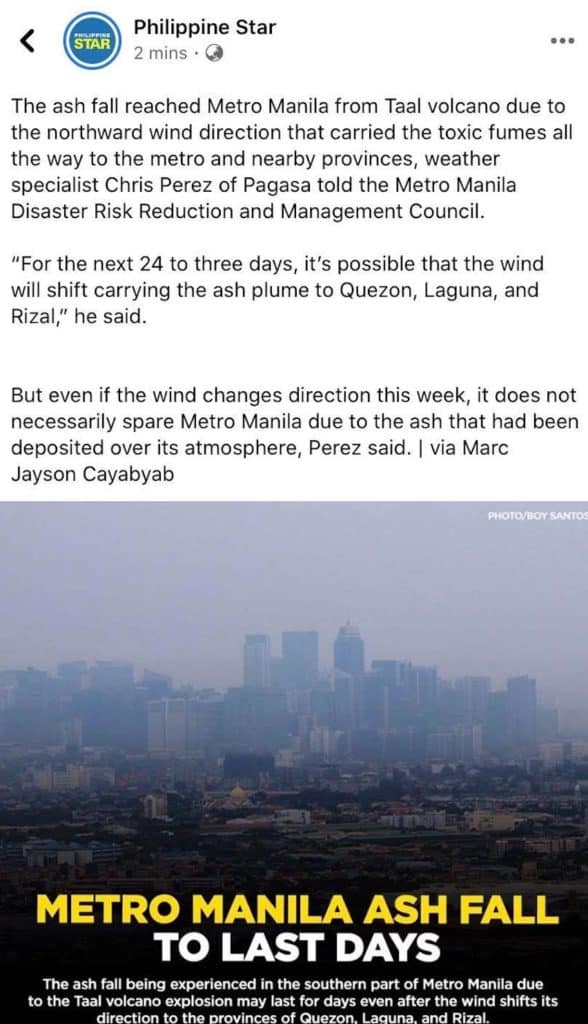 Arrive in Manila + a Volcano Erupts [Taal Volcano]