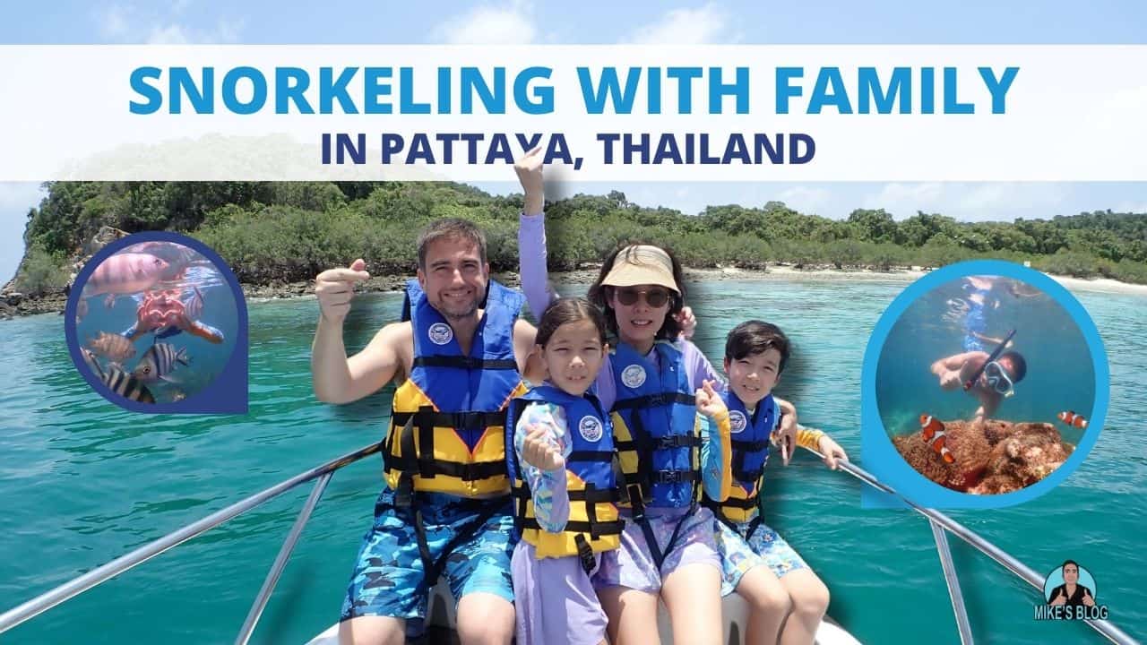 Snorkeling with Family in Pattaya, Thailand